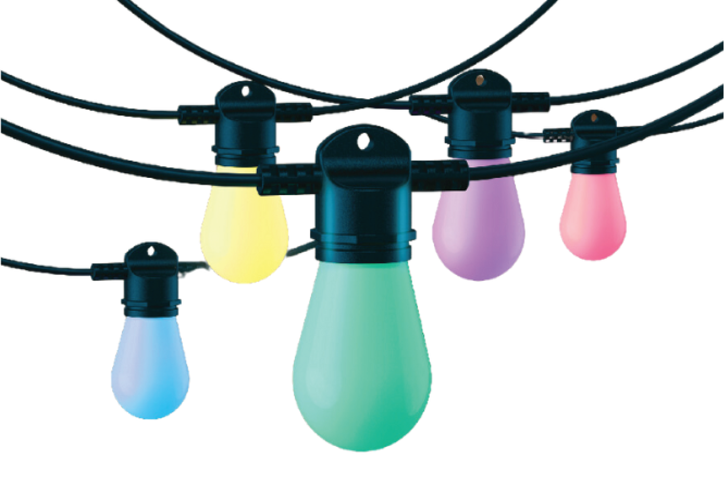 STRINGLIGHT Outdoor LED Set – 15M with Remote Control – NxLed