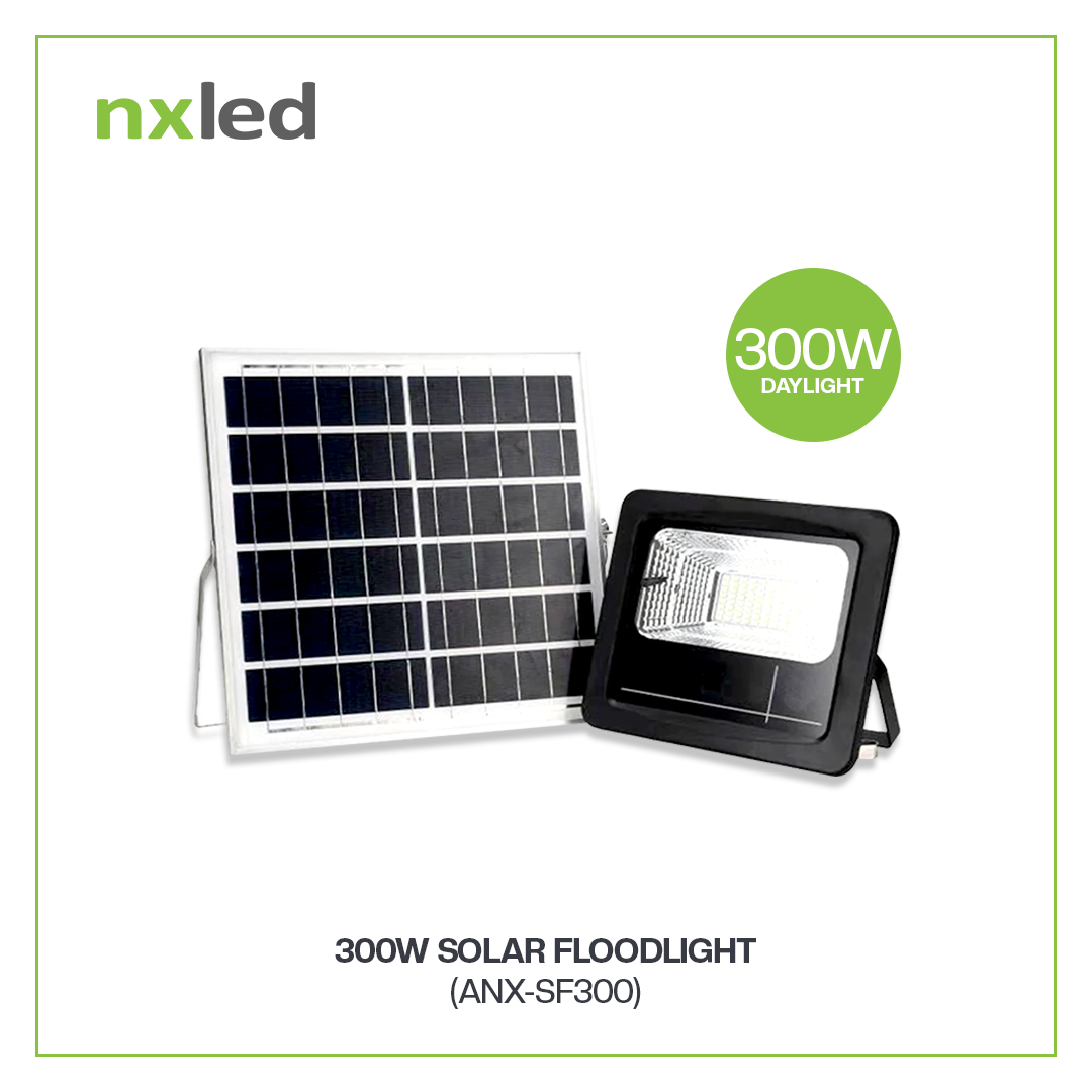 ANX-SF300 Solar Floodlight – 300W of Powerful, Weatherproof Illuminati ...
