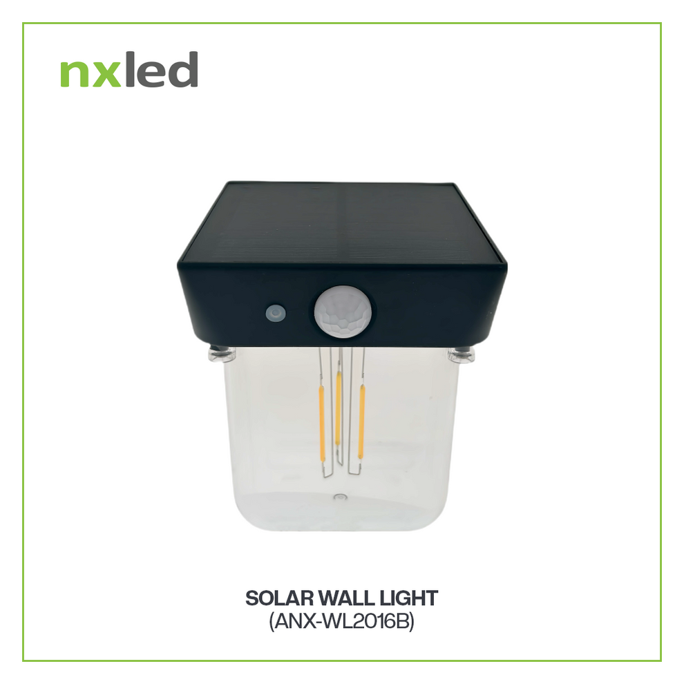 ANX-SWL21B Solar Wall Light – Bright, Efficient, Reliable – NxLed