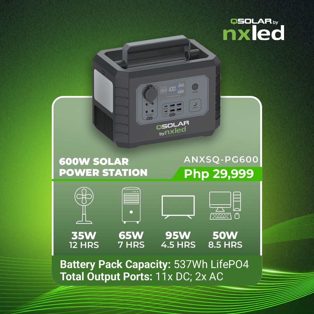 NxLed QSOLAR Power Station 600W (ANXSQ-PG600) – NxLed